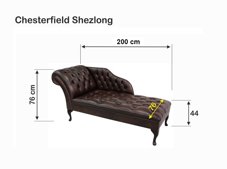 Lenoška Chesterfield Schezlong | Askont sedačky